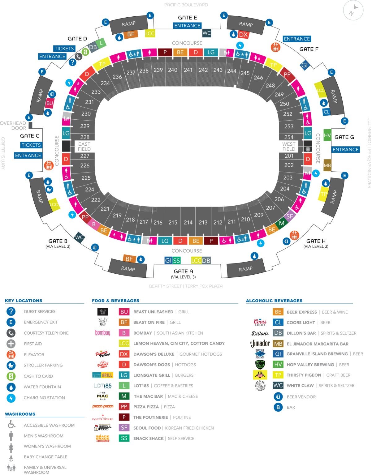 Stadium Maps – BC Place