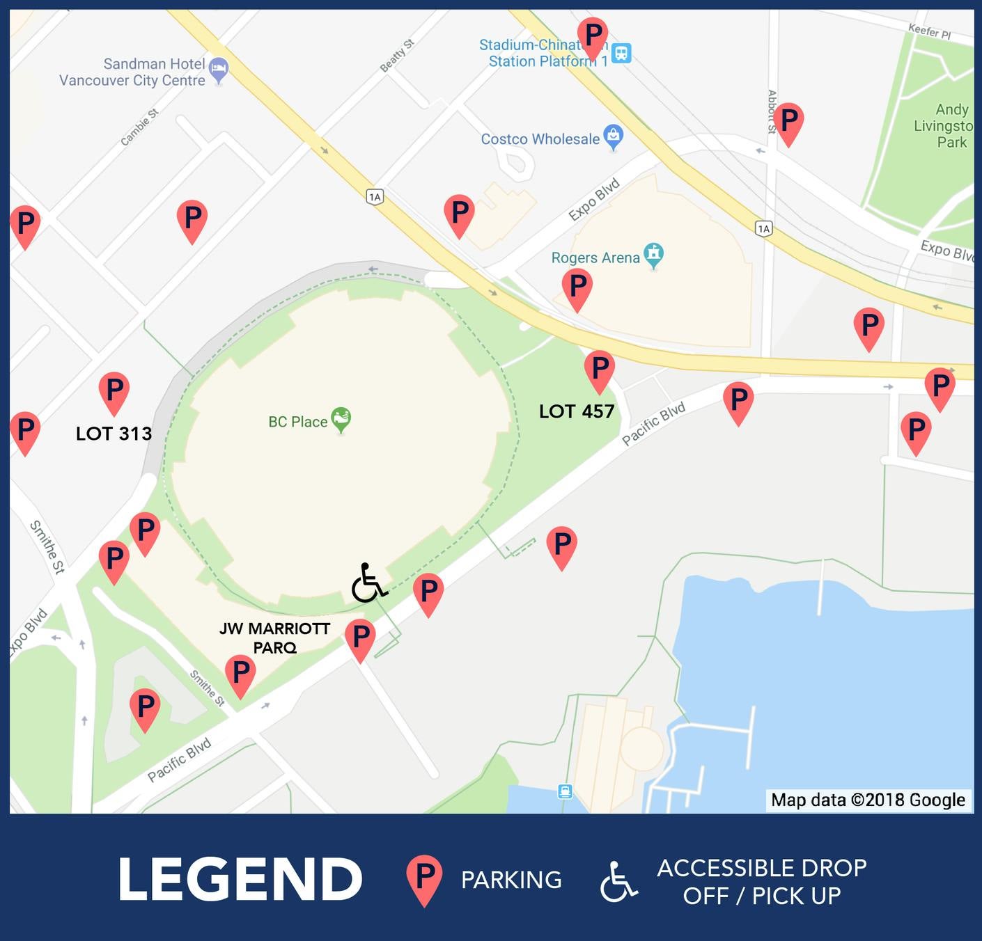 Getting Here – BC Place